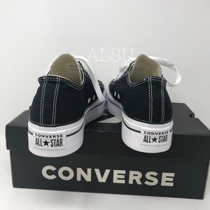 Converse | Shoes | Converse Ctas Platform Ox Classic Black W Authent ...
